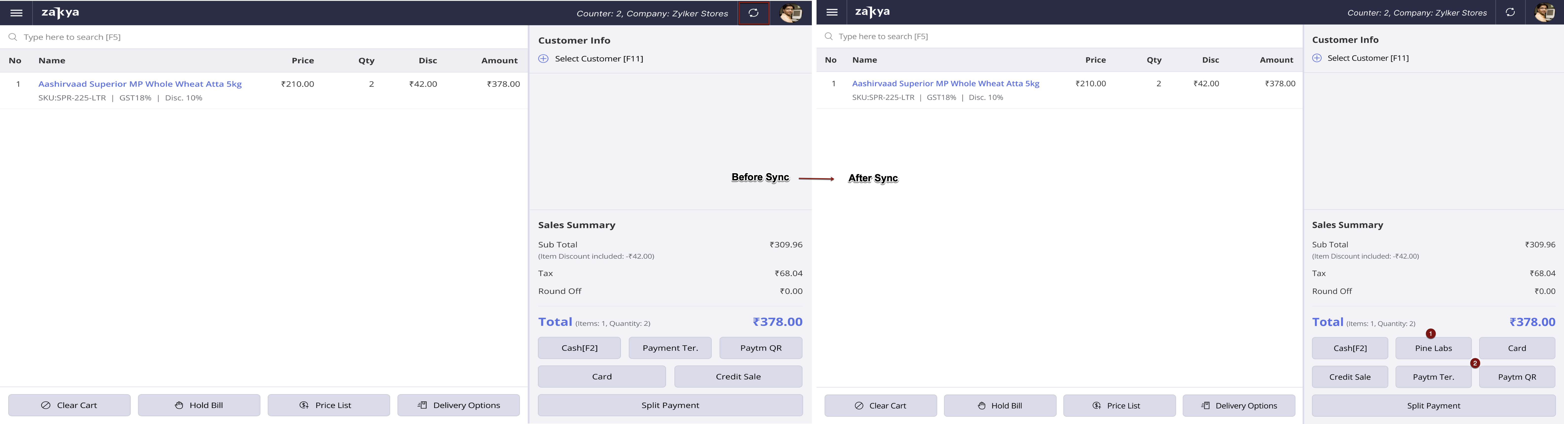 Integrate Pine Labs with Zakya Integrate Pine Labs with Zakya